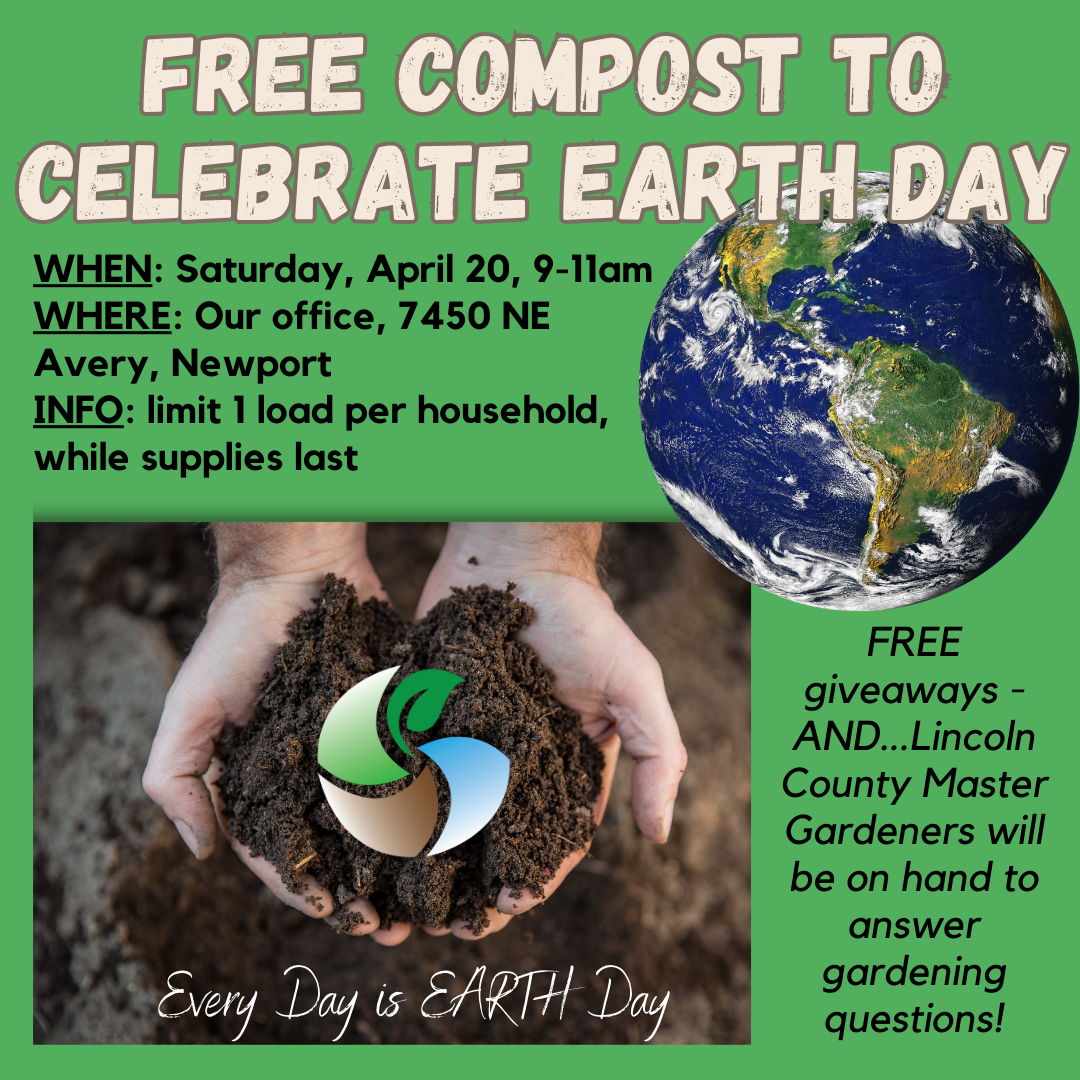 FREE Compost for Earth Day, April 20! – Thompson's Sanitary Service